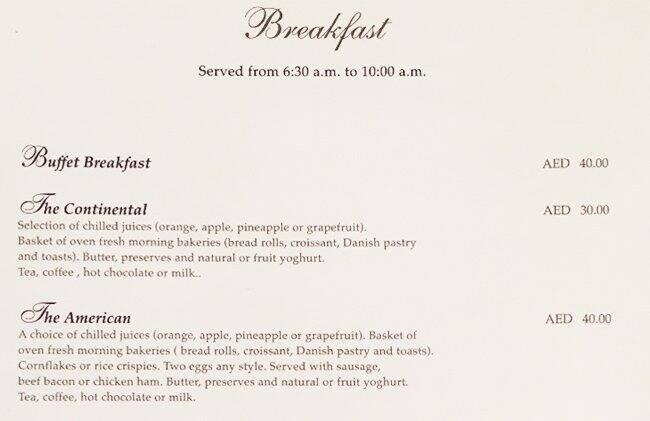 Menu at Canary Restaurant, Sharjah, 89V9+X35 - Al Mina Road