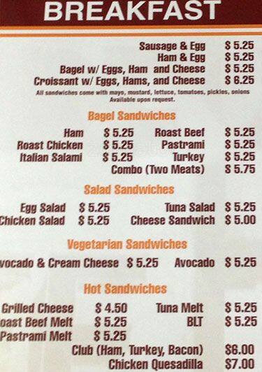 Menu at Christy's Donut & Ice Cream desserts, Brisbane