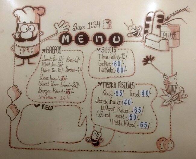 New Roshan Bakery Menu, Menu for New Roshan Bakery, Matunga East ...