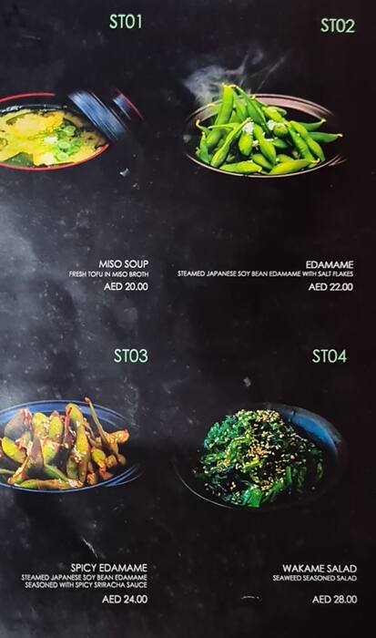 Menu at Sushi Nations - Latifa Tower fast food, Dubai, Sheikh Zayed Rd