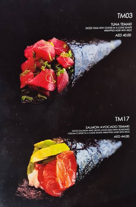 Menu at Sushi Nations - Latifa Tower fast food, Dubai, Sheikh Zayed Rd