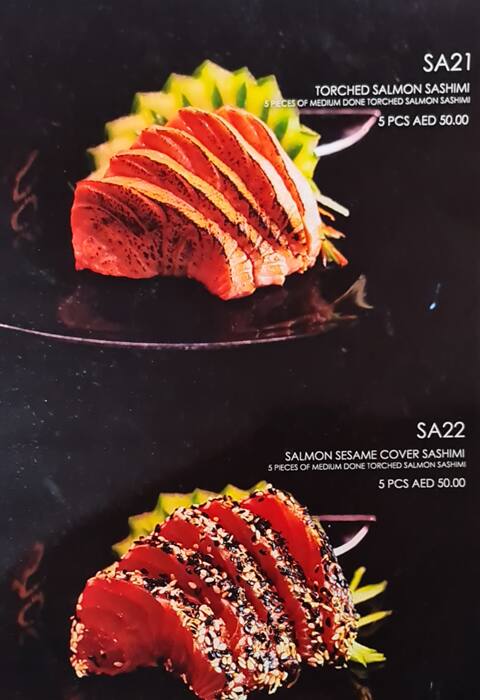 Menu at Sushi Nations - Latifa Tower fast food, Dubai, Sheikh Zayed Rd