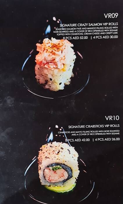 Menu at Sushi Nations - Latifa Tower fast food, Dubai, Sheikh Zayed Rd