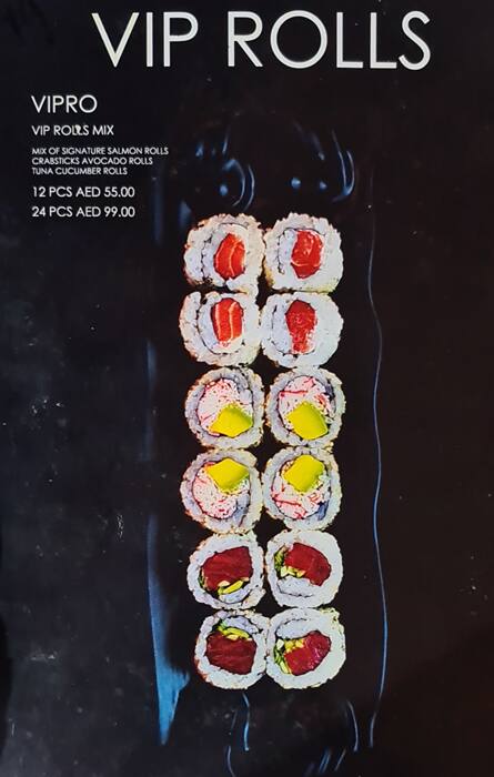 Menu at Sushi Nations - Latifa Tower fast food, Dubai, Sheikh Zayed Rd