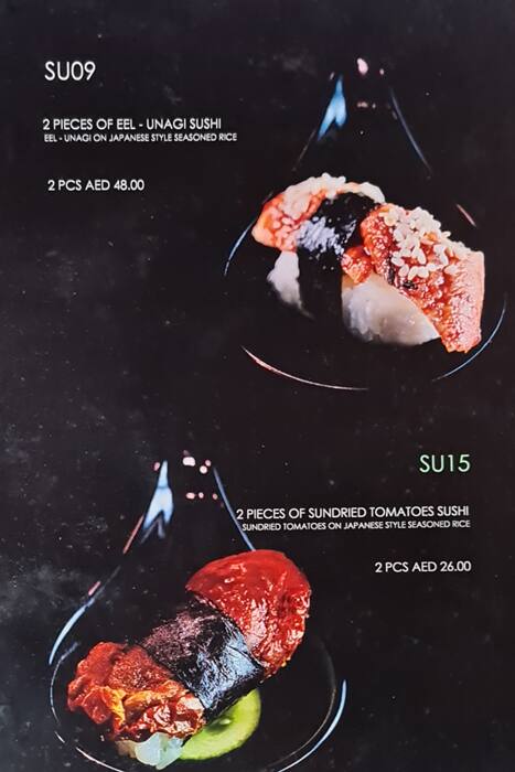 Menu at Sushi Nations - Latifa Tower fast food, Dubai, Sheikh Zayed Rd