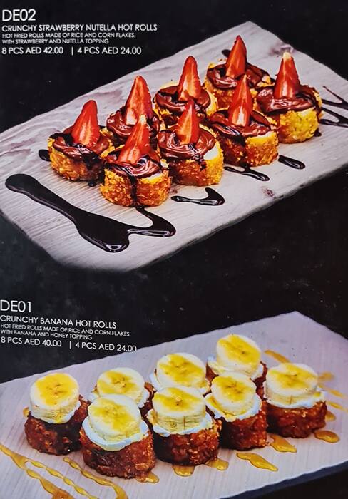 Menu at Sushi Nations - Latifa Tower fast food, Dubai, Sheikh Zayed Rd