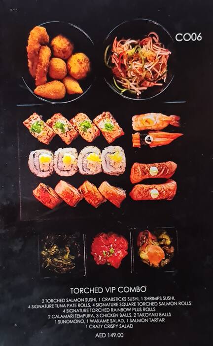 Menu at Sushi Nations - Latifa Tower fast food, Dubai, Sheikh Zayed Rd