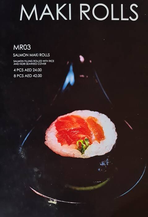 Menu at Sushi Nations - Latifa Tower fast food, Dubai, Sheikh Zayed Rd