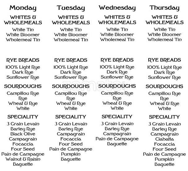 Carta de The Spence Bakery, Londres, 161 Stoke Newington Church St