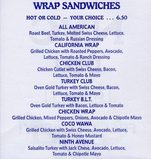 NYC Deli Menu, Menu for NYC Deli, Hell's Kitchen, New York City ...
