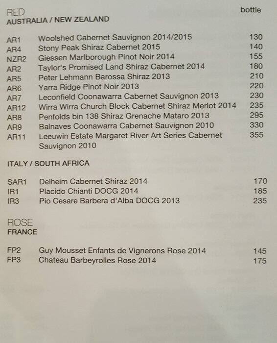 Alexis The Gardens Menu | Fasci Garden