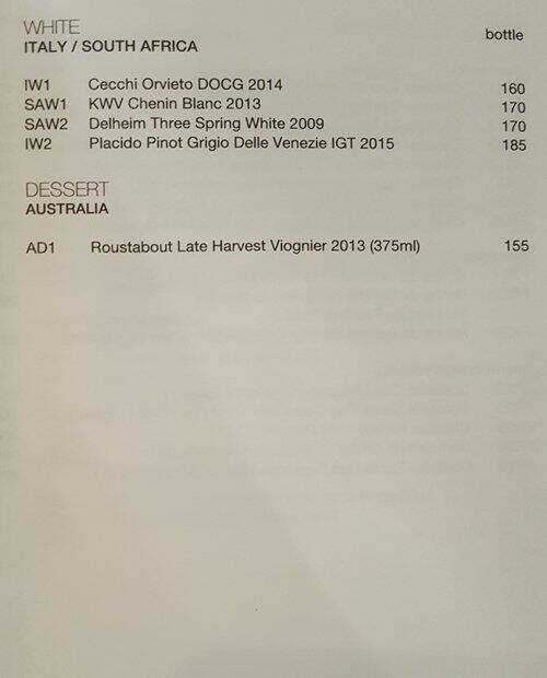 Alexis The Gardens Menu | Fasci Garden