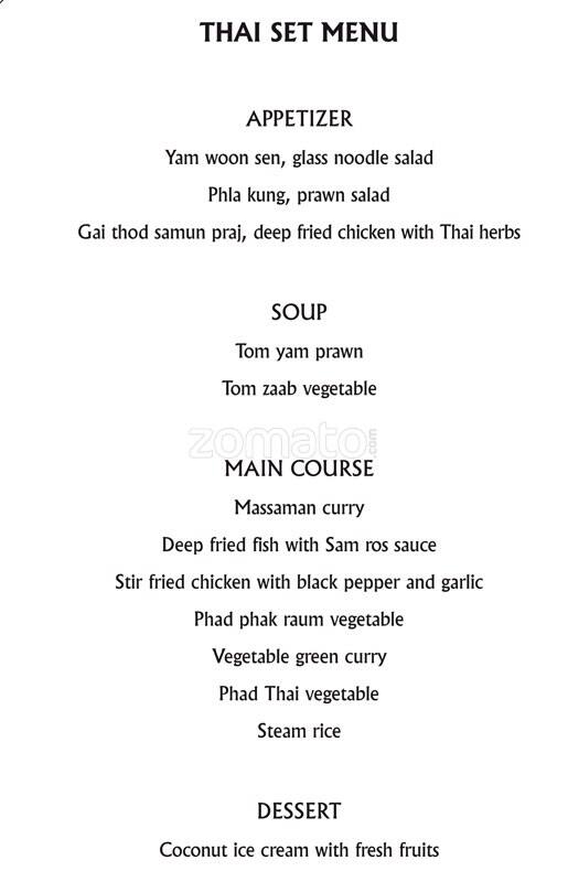 Menu at Shangri-La Wine Club, Delhi