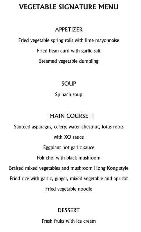 Menu at Shangri-La Wine Club, Delhi