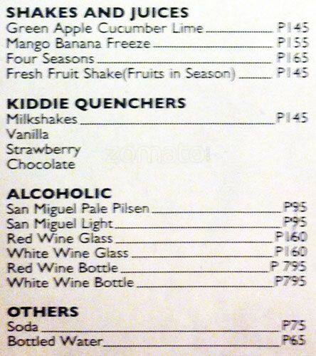 Menu at Cravings restaurant, Quezon City, 1103 Quezon City