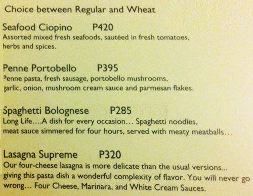 Menu at Cravings restaurant, Quezon City, 1103 Quezon City