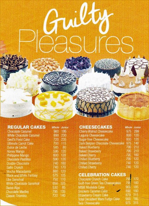 Menu at Cravings restaurant, Quezon City, 1103 Quezon City