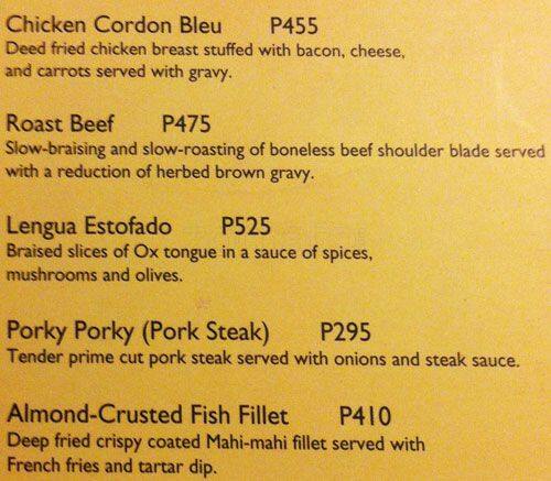 Menu at Cravings restaurant, Quezon City, 1103 Quezon City