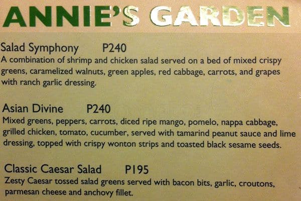 Menu at Cravings restaurant, Quezon City, 1103 Quezon City