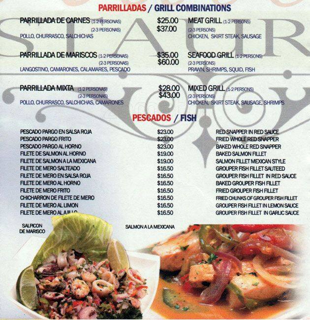 Menu at Malecon restaurant, West New York, 764 Amsterdam Ave