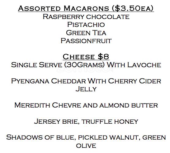 Menu at JAMM pub & bar, Gold Coast