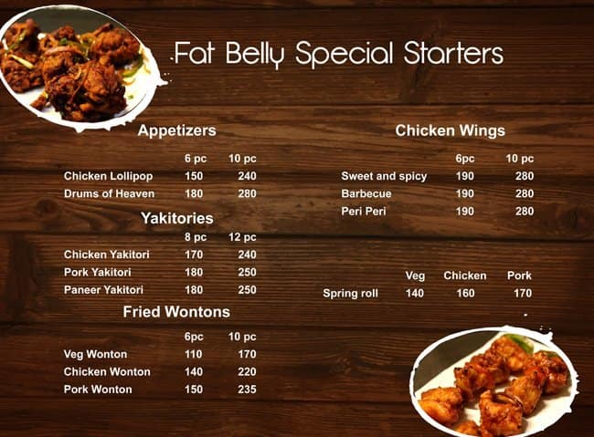Fat Belly Menu, Menu for Fat Belly, Uzan Bazaar, Guwahati - Zomato