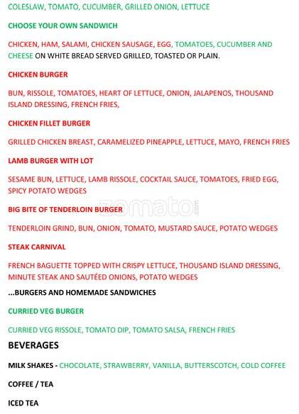 Menu at Mash, Chennai, 3/2 Mash -The Grill House Haddows 2'nd Street