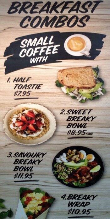 Menu at Sumo Salad fast food, Sydney, 264 George St