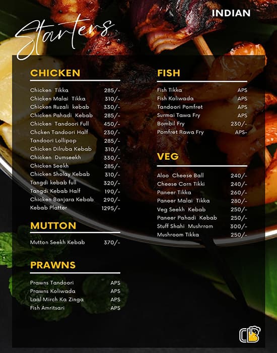 Menu of Chala Basuya Bar & Kitchen, Dadar West, Mumbai