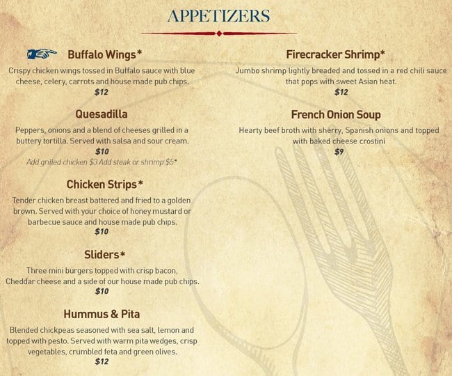 Menu at Carlton Restaurant, Toronto