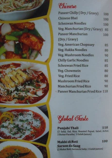 Menu at Honest Restaurant, Ahmedabad, 19/20