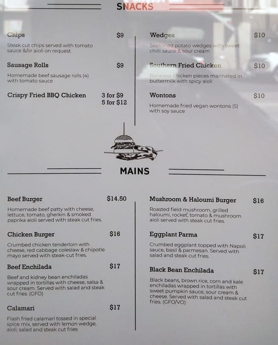 Menu at The Brunswick Green restaurant, Brunswick