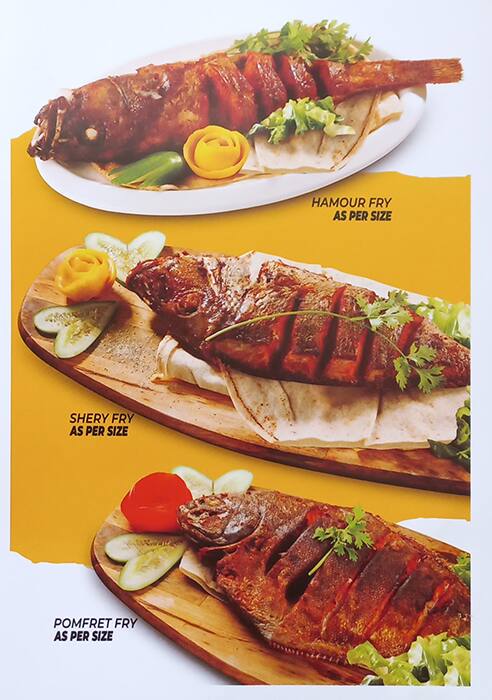 Menu of Hot Fish, Al Karama, Dubai