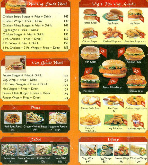 U S Burger Fried Chicken Menu, Menu for U S Burger Fried Chicken, Kabir ...