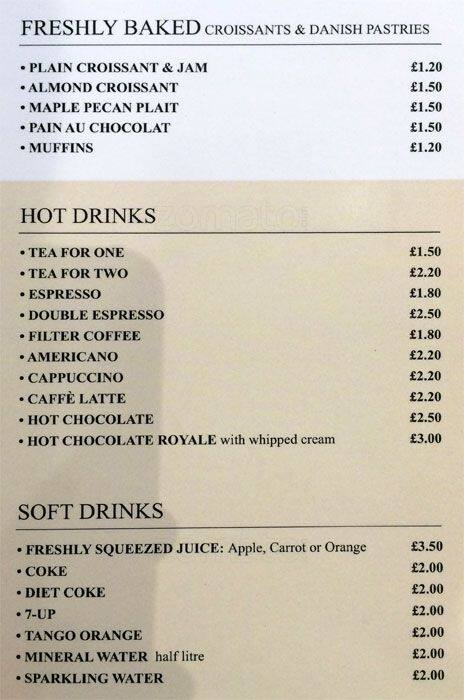 Menu at The Tower Hill Restaurant, London, Shopping Mall 10 Tower Hill ...