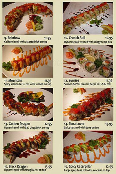 Menu at OJA restaurant, Toronto