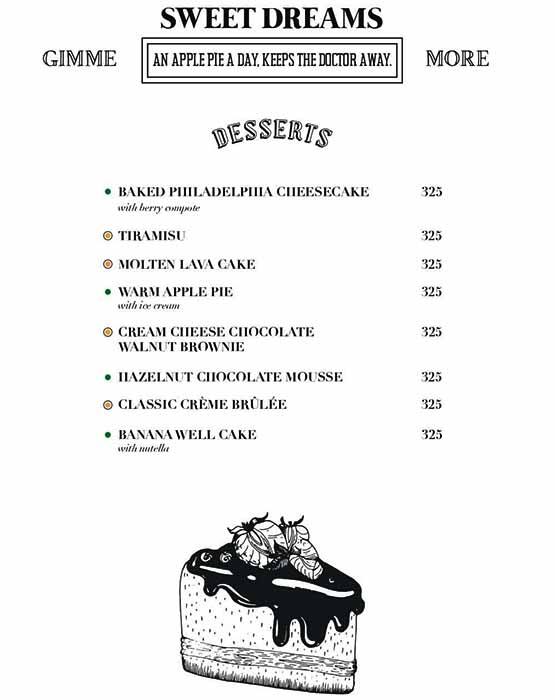 Menu at Fable cafe, Mumbai, Aashiyana Apartment