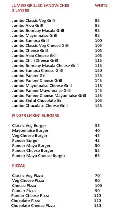 Menu at HELLO TASTY, Mumbai