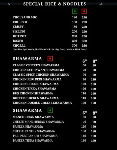 Menu of Annapurna Kitchen, Virar, Mumbai