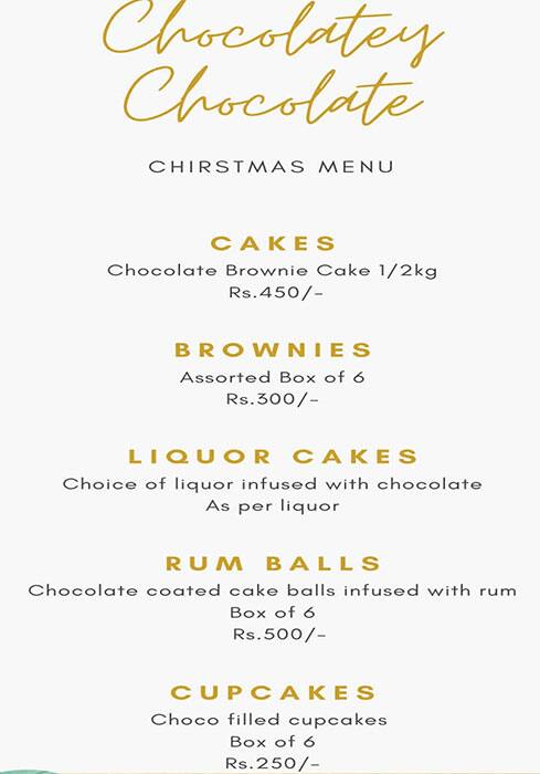 Menu of Chocolatey Chocolate, Kasarvadavli, Thane West, Thane