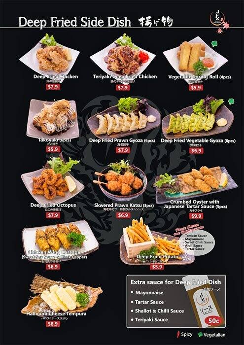 Menu at JFX Nexus restaurant, Southport