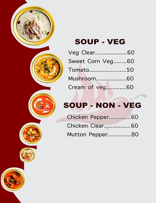 Menu of Foodies Corner, Choolaimedu, Chennai