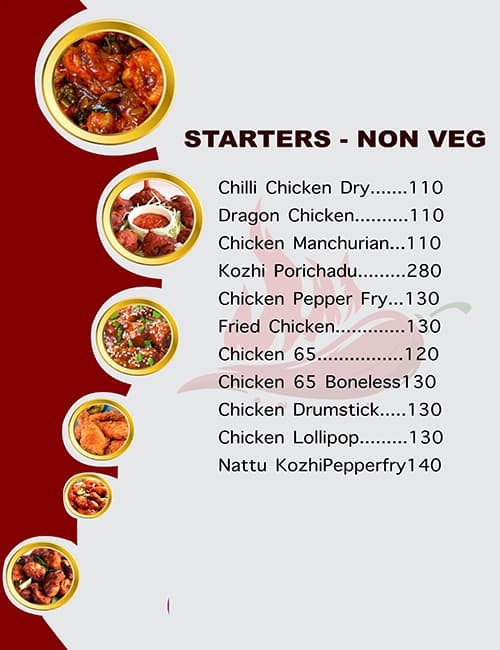 Menu at Foodies Corner Restaurant, Chennai, Foodies Corner