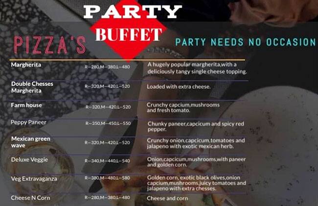 Menu at PARTY BUFFET, Jamshedpur