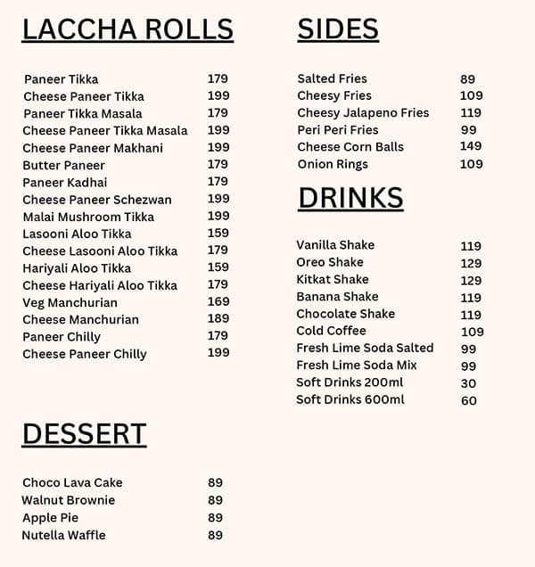 Menu of Bakasur’s Joint, Malad West, Mumbai