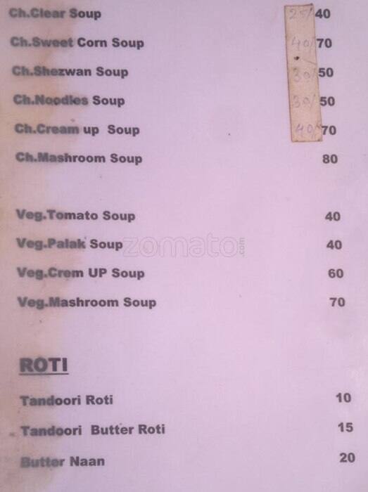 Menu at Tasty Corner, Kalyan
