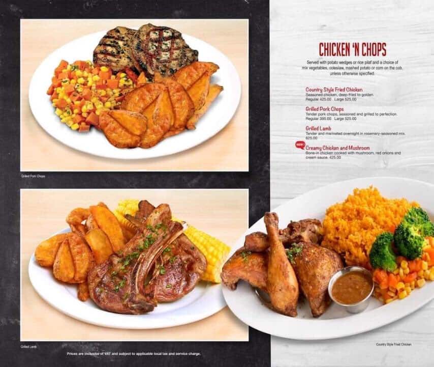 Menu at Burgoo restaurant, Quezon City, 1115 SM North EDSA