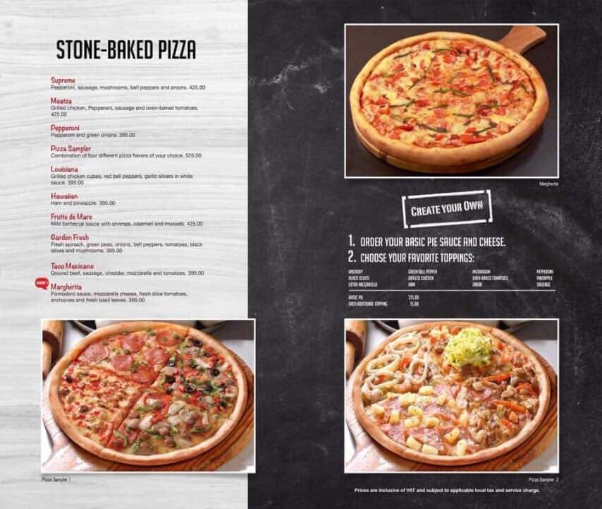 Menu at Burgoo restaurant, Quezon City, 1115 SM North EDSA