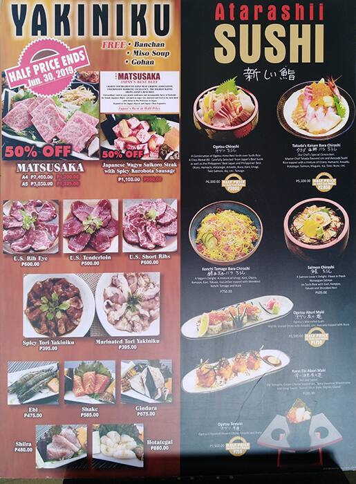 Ogetsu Hime, Bonifacio Global City, Taguig City का मेनू - Zomato ...