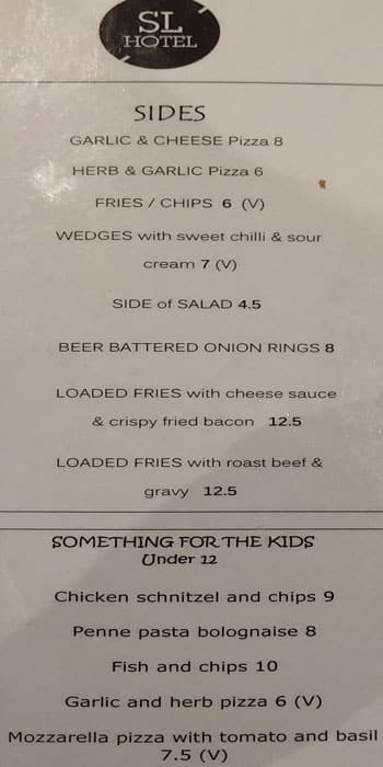 Menu at Sanctuary Lakes Hotel pub & bar, Point Cook, 280 Point Cook Rd